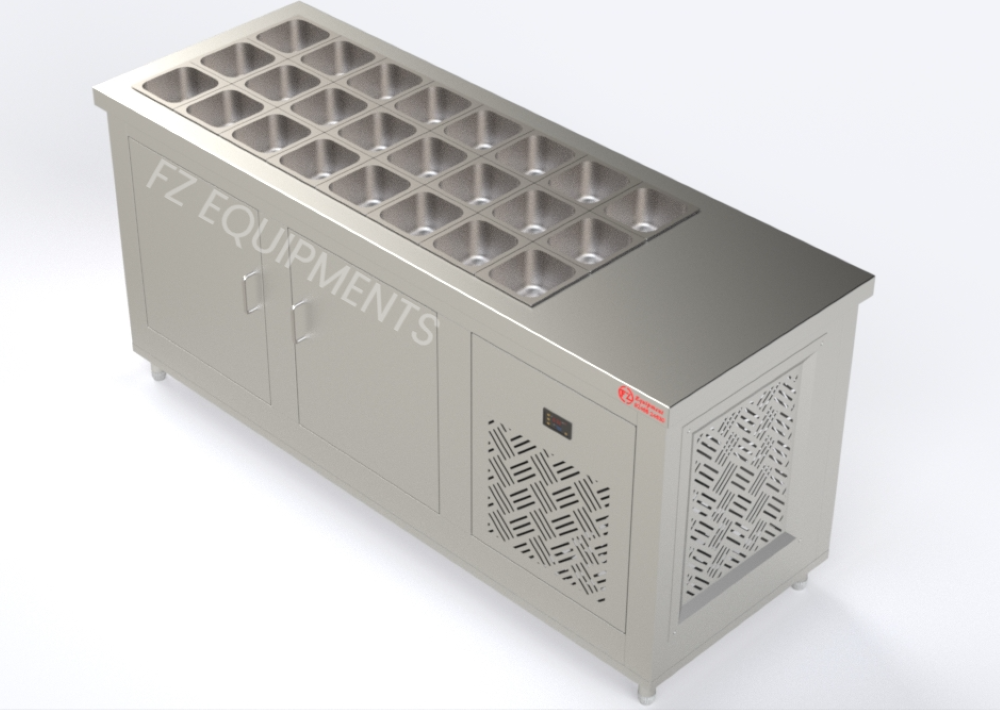 Cold Bain Marie With Dummy Storage Counter